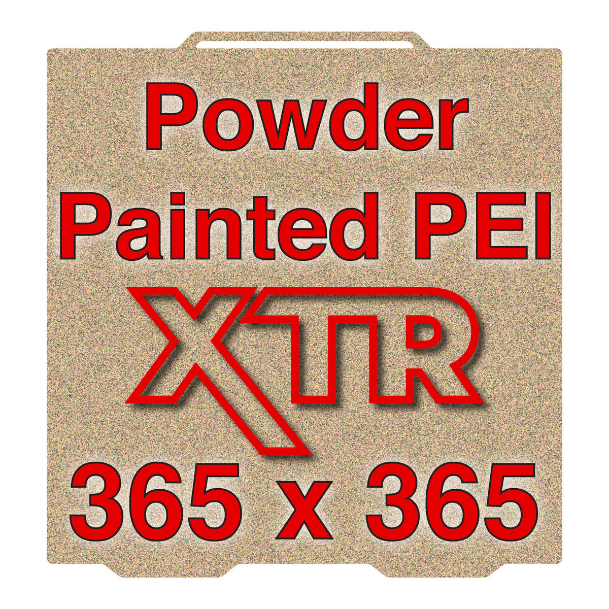 XTR Flexi Plate with Textured ULTEM PEI - Prusa XL - 365 x 365 ...