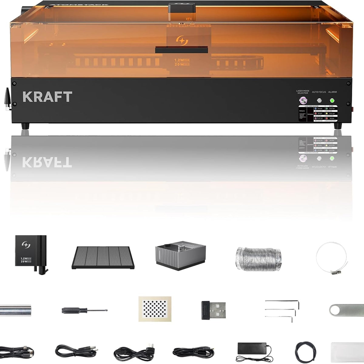 Kraft Laser Cutter - 40 W Diode – HartSmart Products